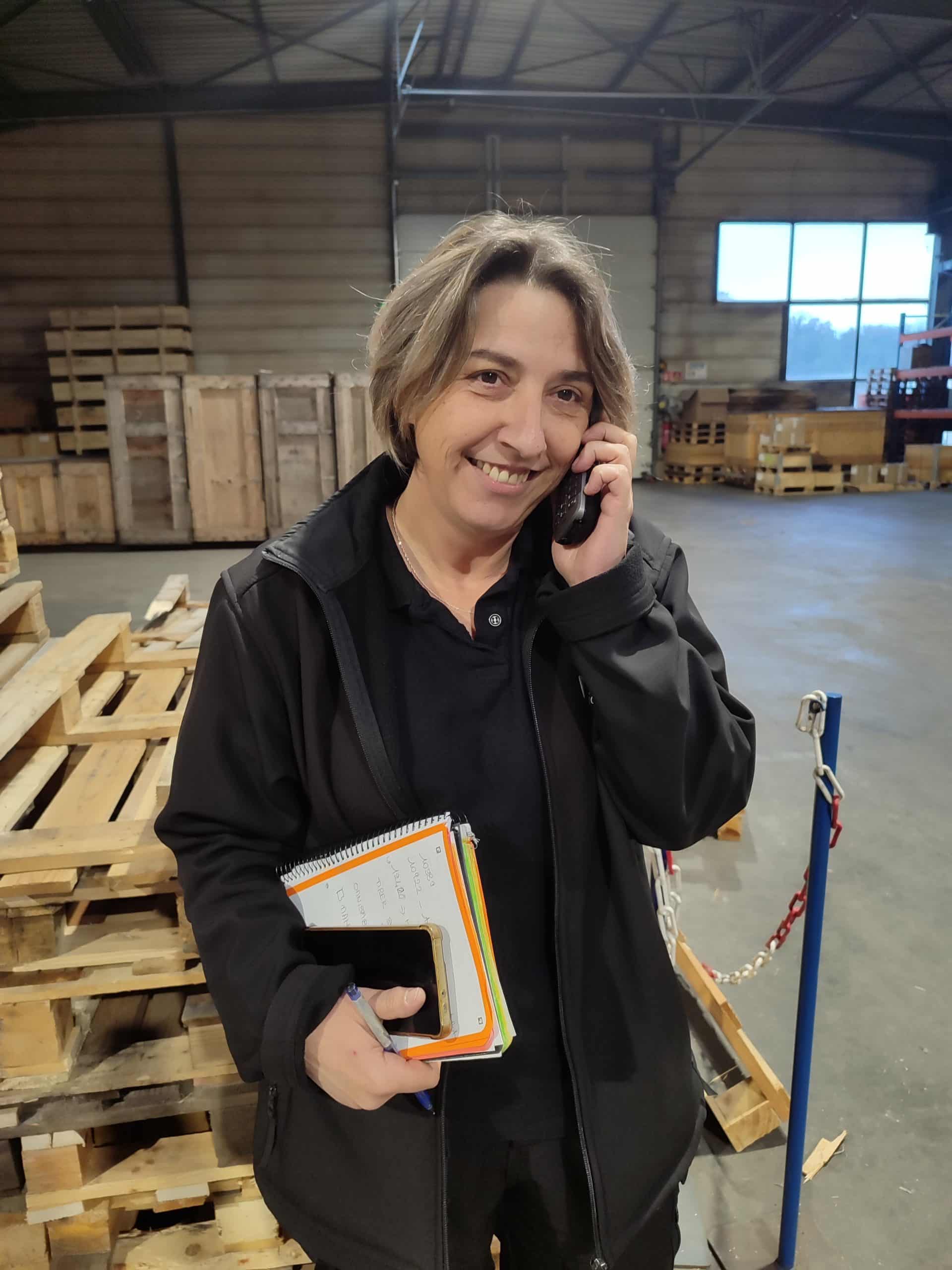 Sandrine : son métier de coordinatrice logistique - Poncin Métal